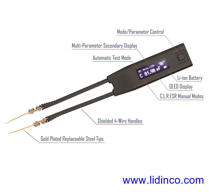 Smart tweezers LCR Reader - Nhíp thông minh RLC Reader
